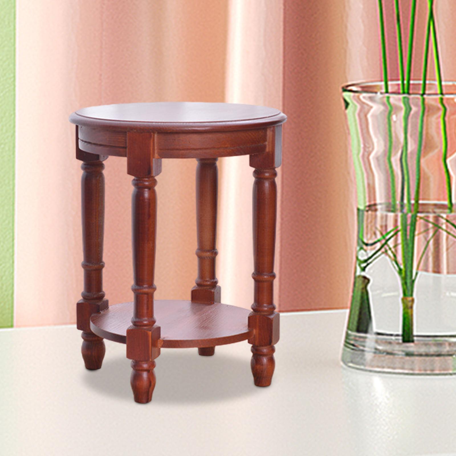 koolsoo Fishbowl Rack, Retro Flower Pot Holder, Wooden Stool Plant ...