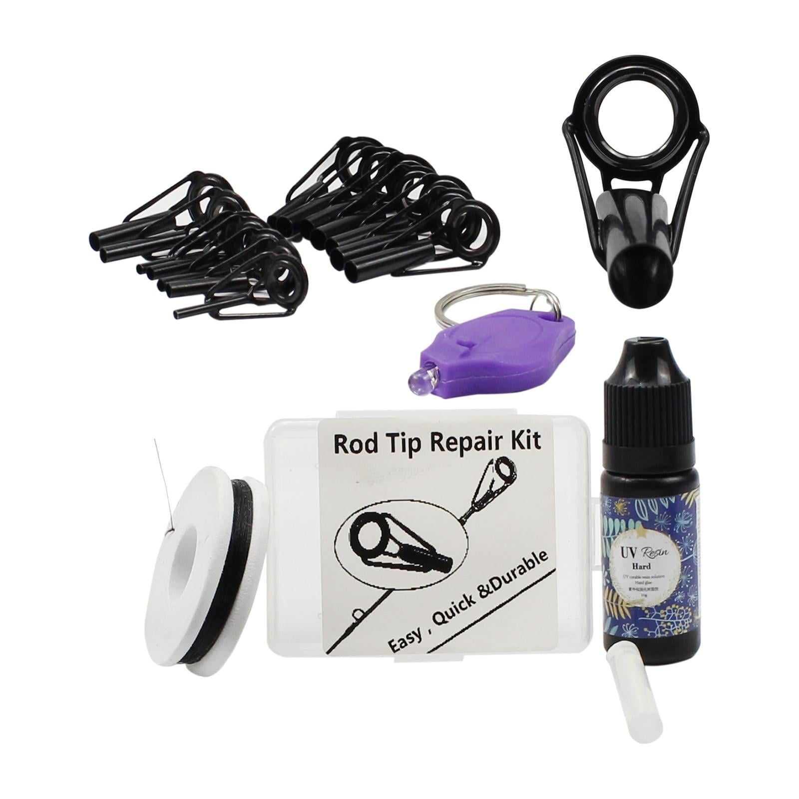 koolsoo Fishing Rod Tip Repair Kit Complete for Fishing Pole Tip ...