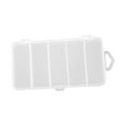 koolsoo Fishing Tackle Box Organizer Clear Thickened Waterproof 5 Grid ...