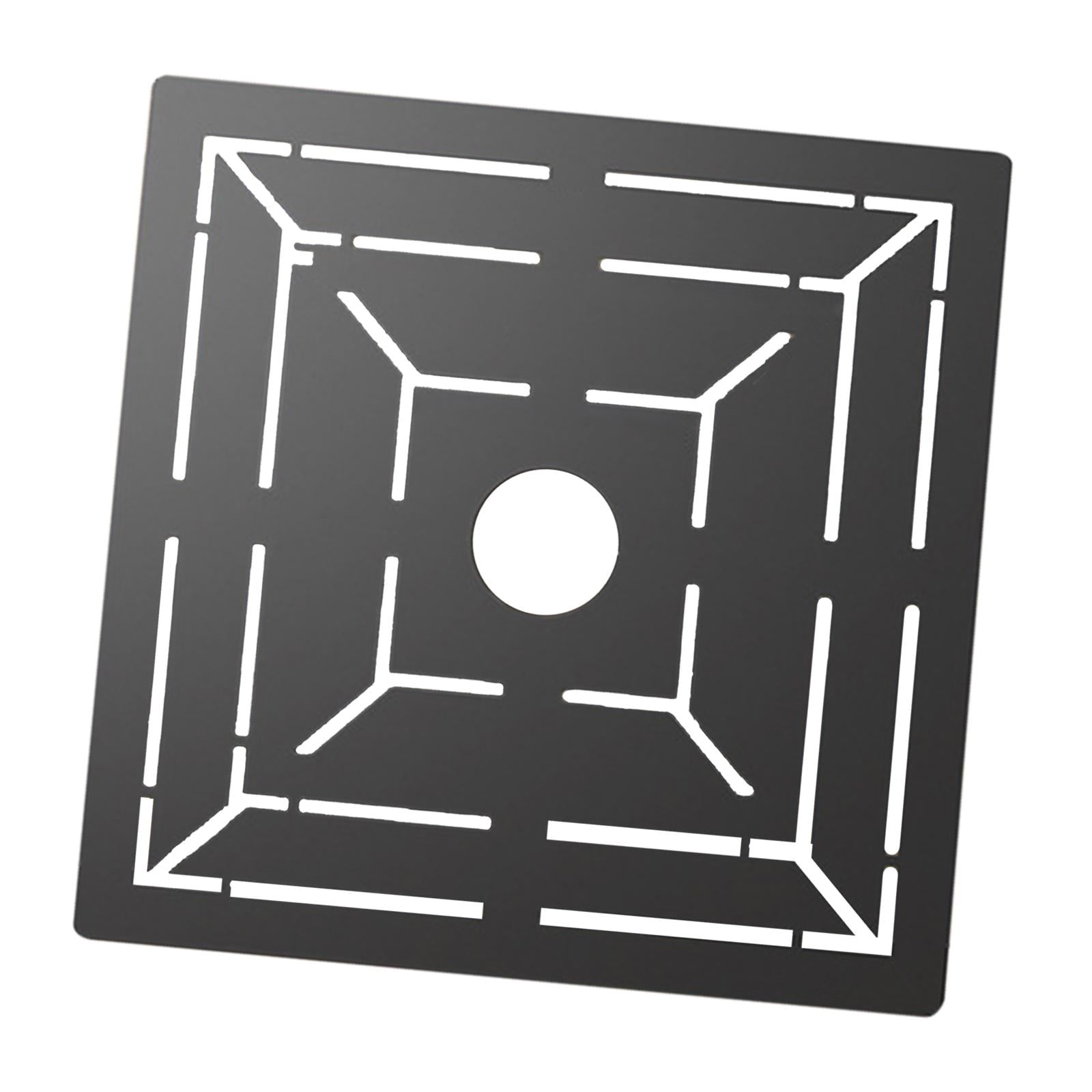 koolsoo Floor Drain Ruler Tile Tool Heavy Duty Black Practical Layout ...