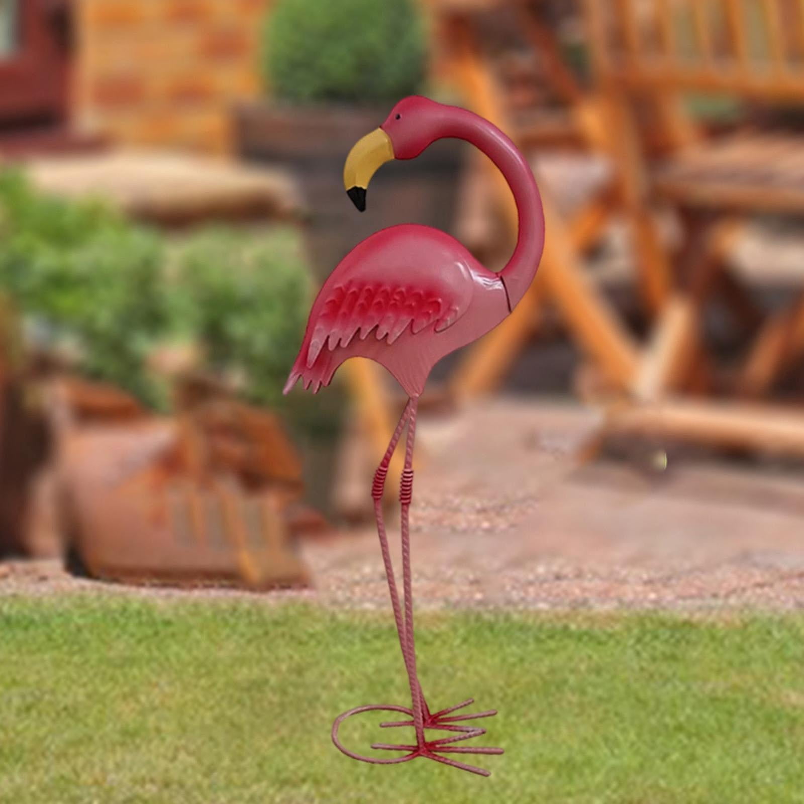 koolsoo Garden Statue Animal Figurine Flamingo Sculpture Gift Landscape ...