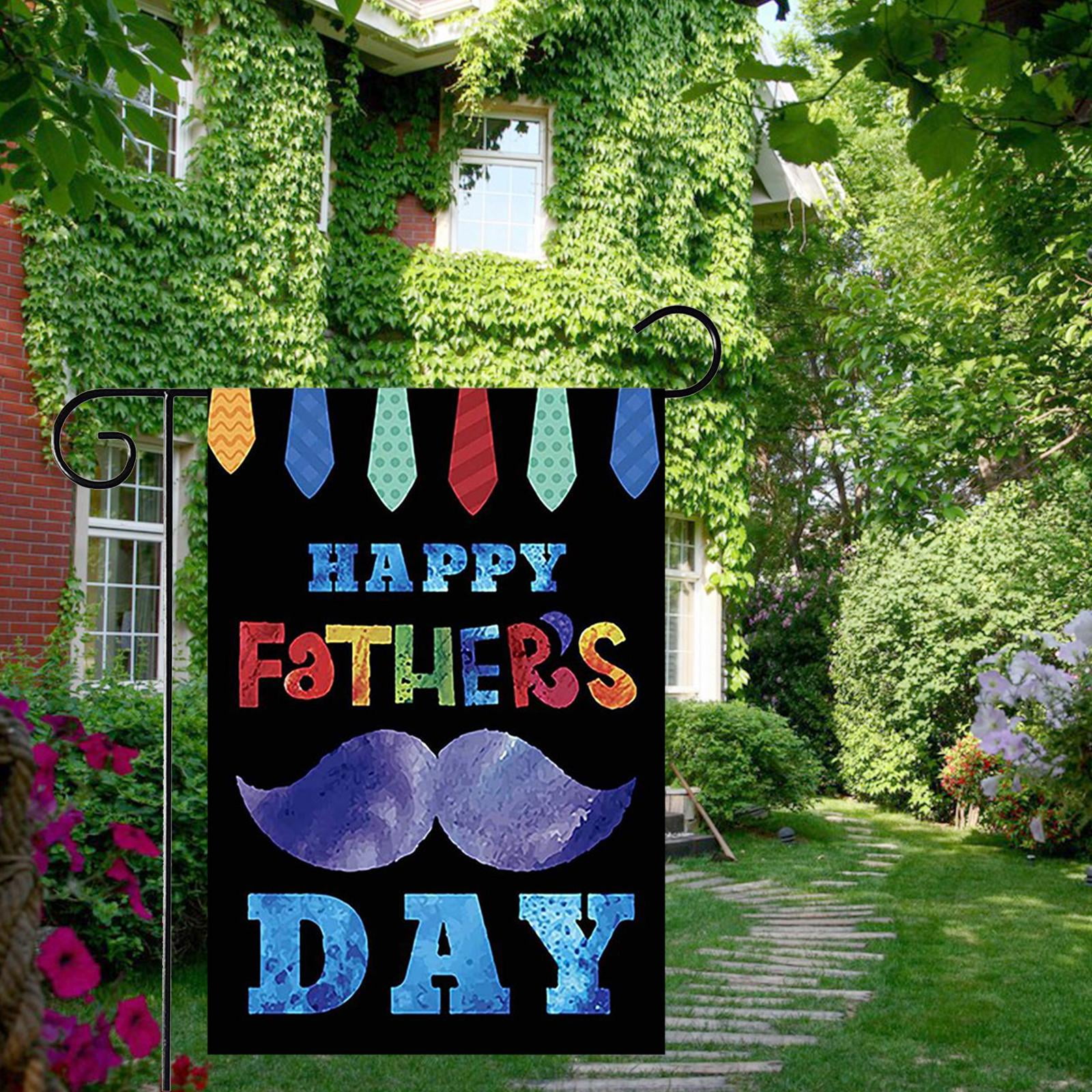 koolsoo Happy Father's Day Garden Flag Welcome Yard Flag Home ...