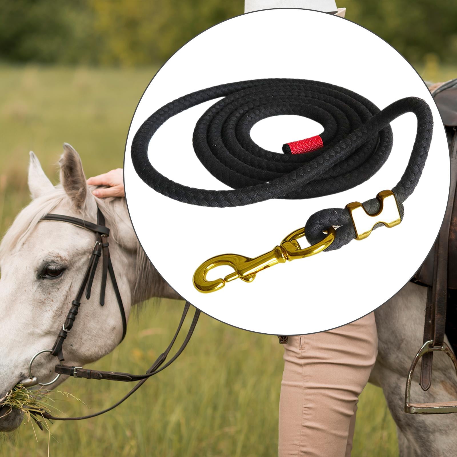 koolsoo Horse Lead Rope with Bolt Snap for Leading Training Horse, Pet ...