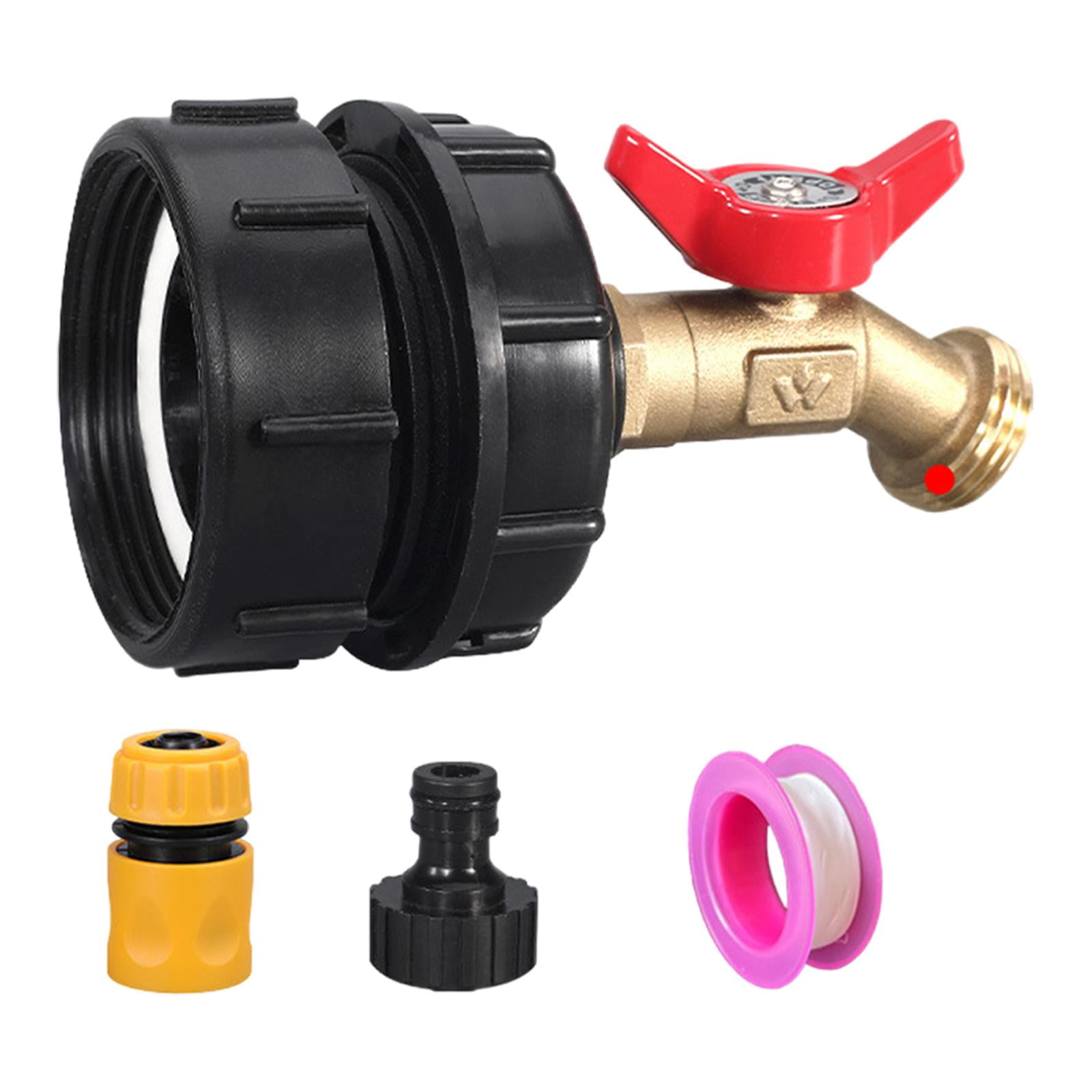 koolsoo IBC Tote Adapter IBC Tote to Garden Hose Adapter,Versatile 2.44 ...