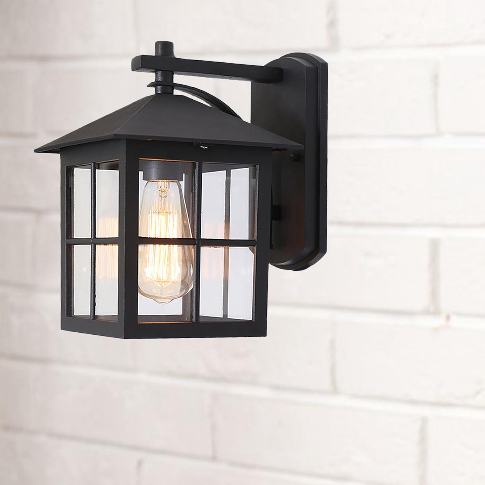 koolsoo Outdoor Wall Light Exterior Lighting Fixture with Clear Glass ...