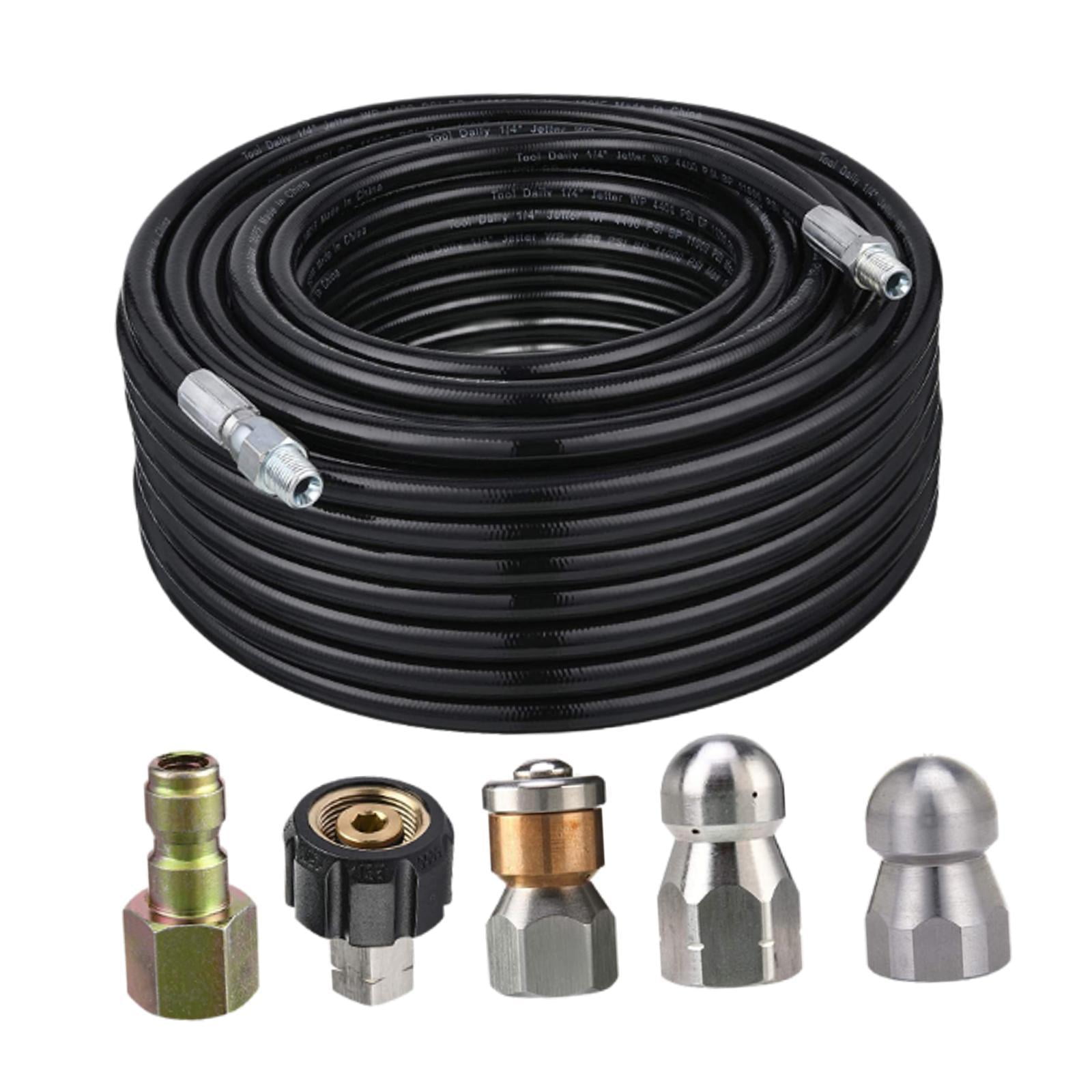 koolsoo Pressure Washer Sewer Kit Drain Cleaning Kit 1/4 inch NPT ...