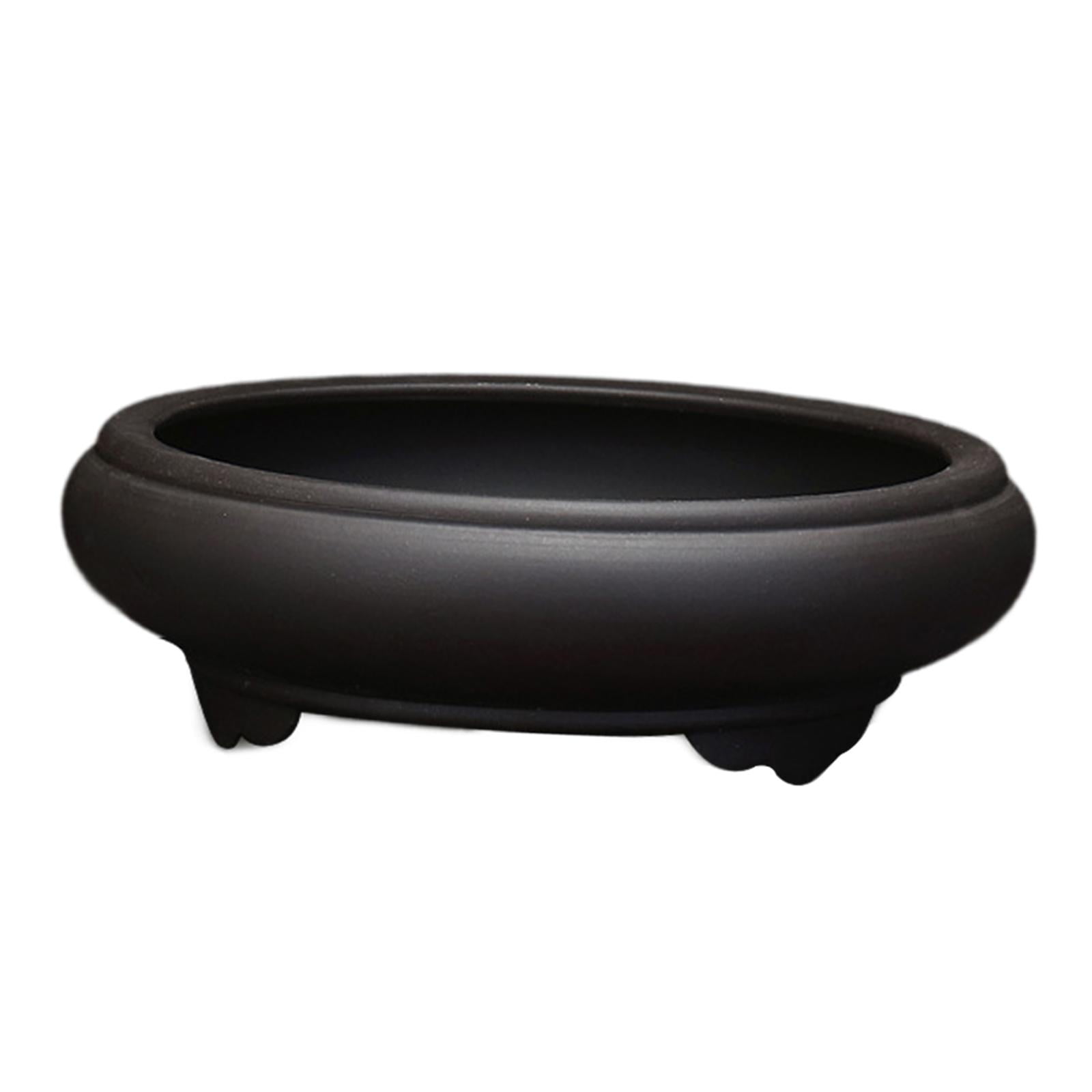 koolsoo Round Large Shallow Planter Pot Bonsai Pot Flower Planter with ...