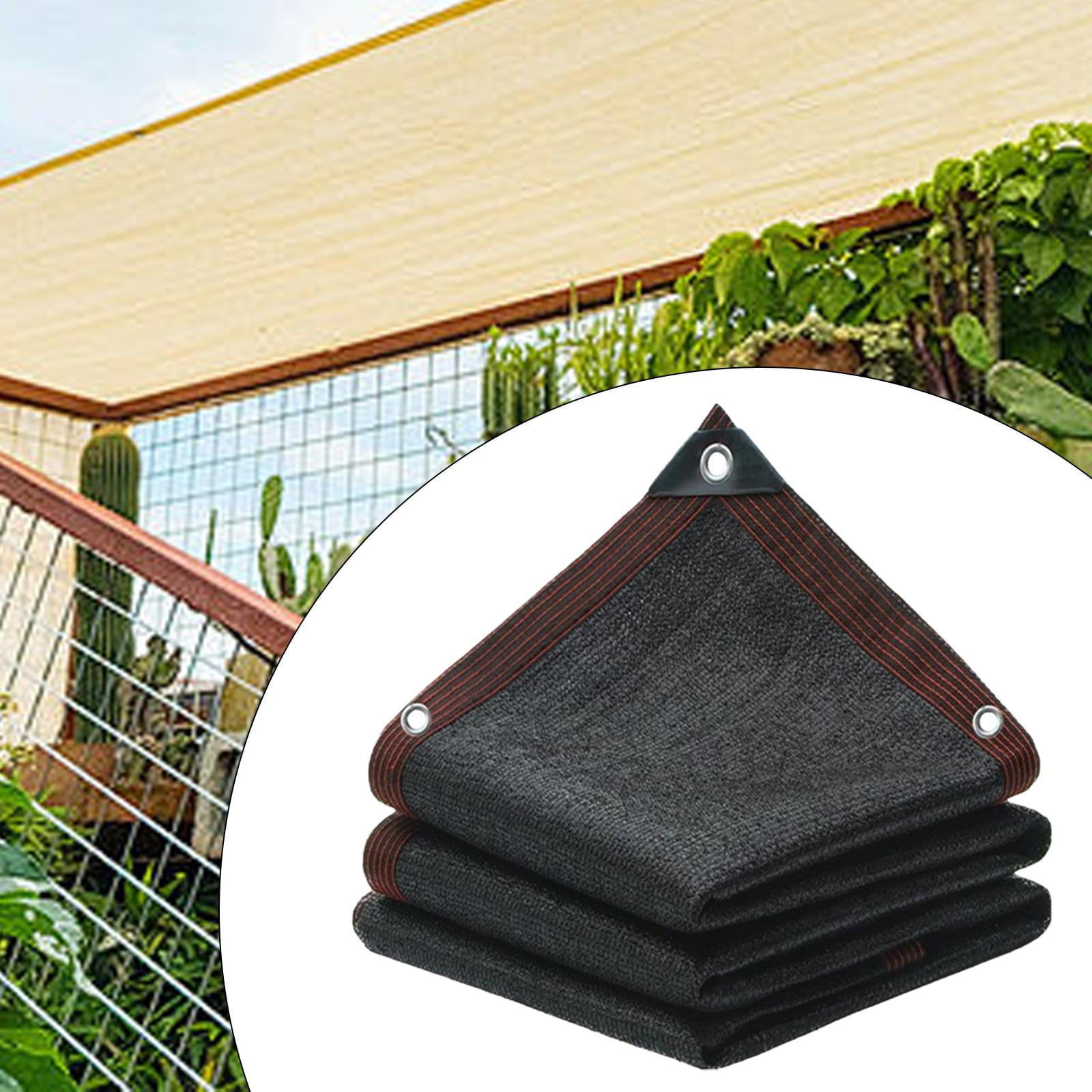 koolsoo Shade Cloth Shade Cover Thickening Black Mesh Tarp with ...