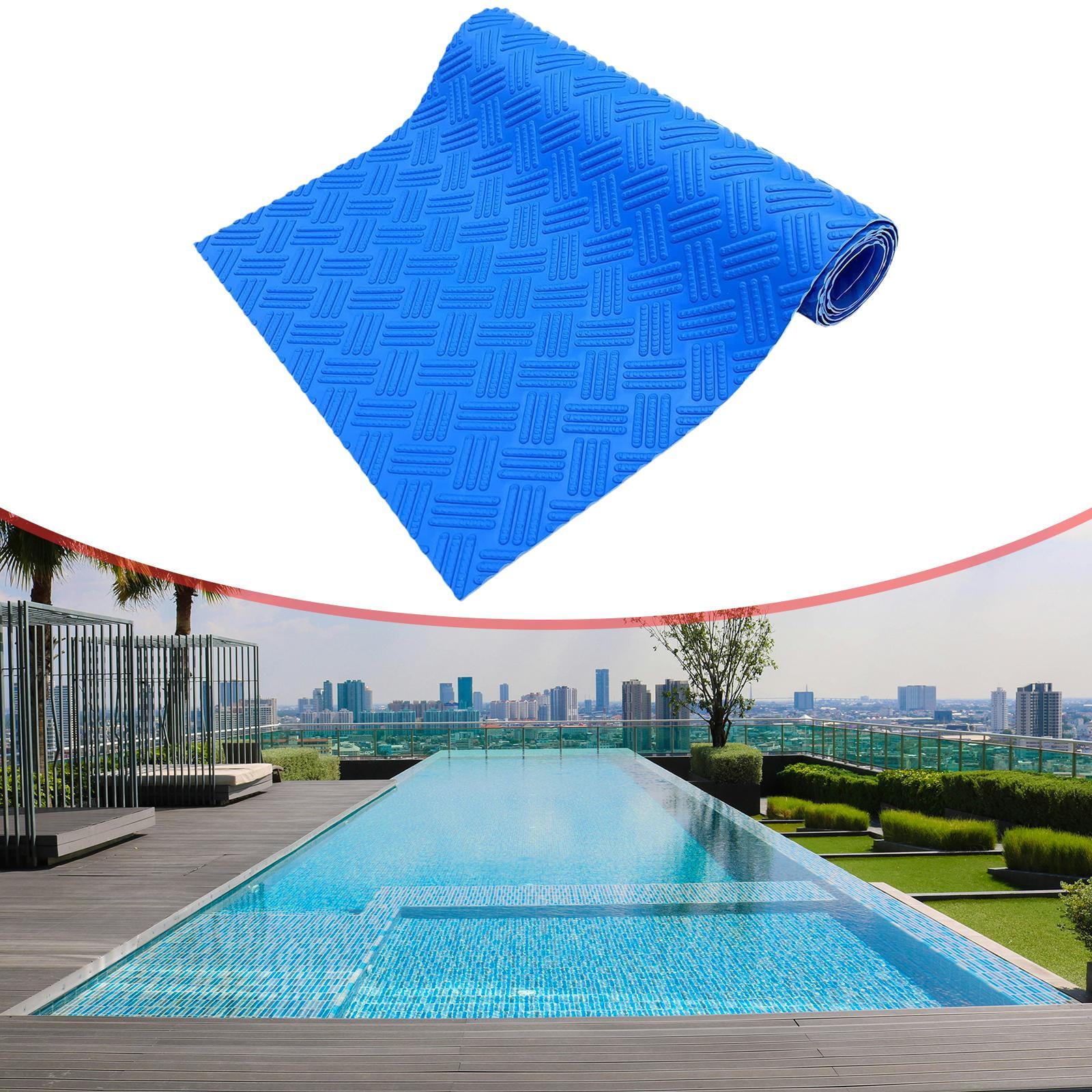 koolsoo Swimming Pool Ladder Mat Stable for above Ground Pools ...