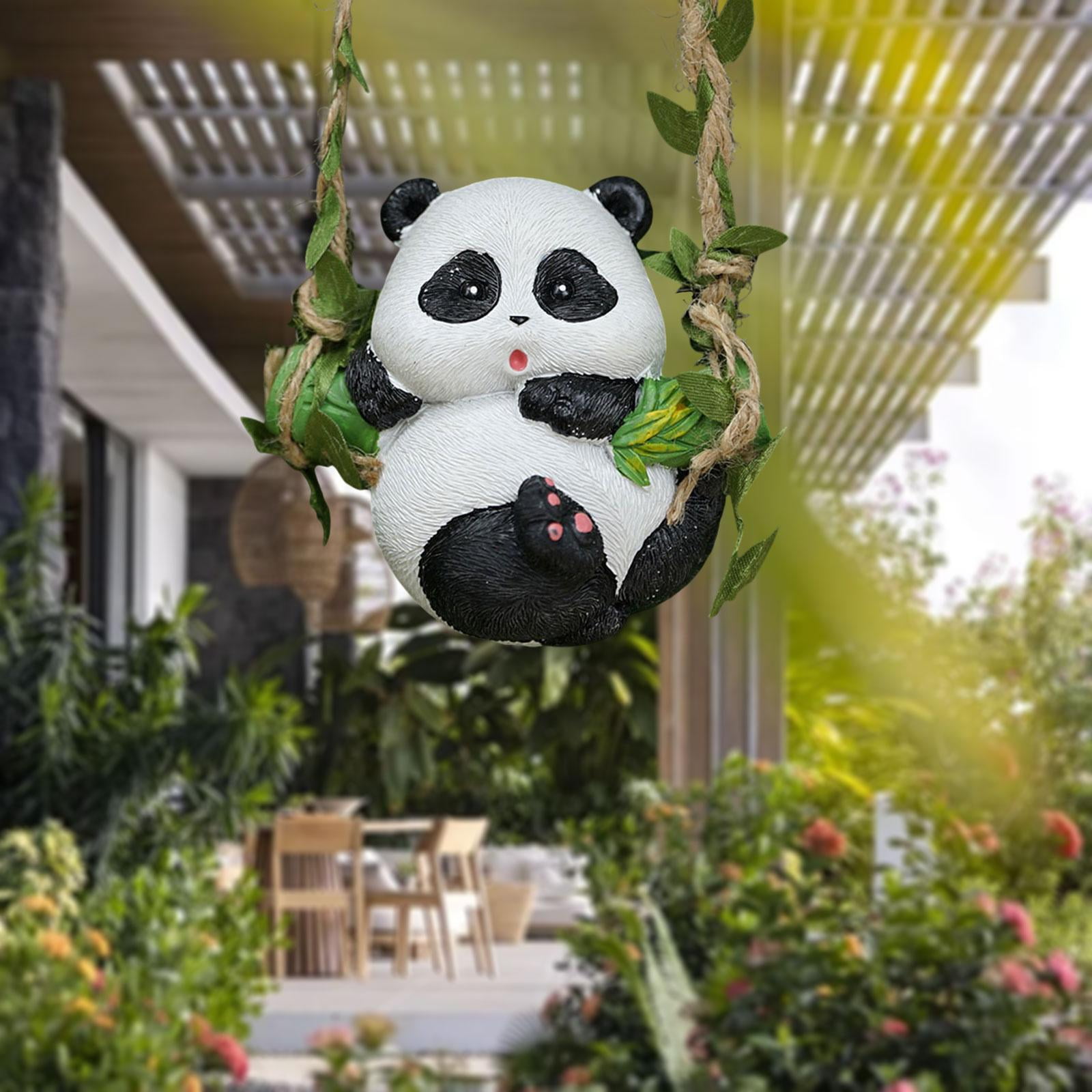 koolsoo Swing Animal Garden Statue Decoration Creative Hand Painting ...