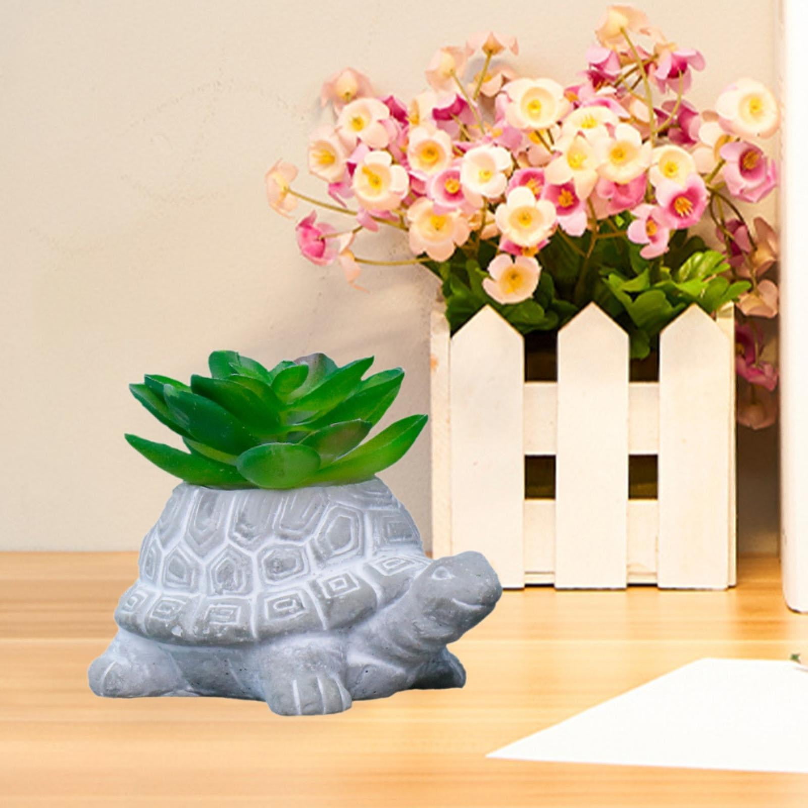 koolsoo Turtle Succulent Planter Pot Cute Simulated for Hotel Gift ...