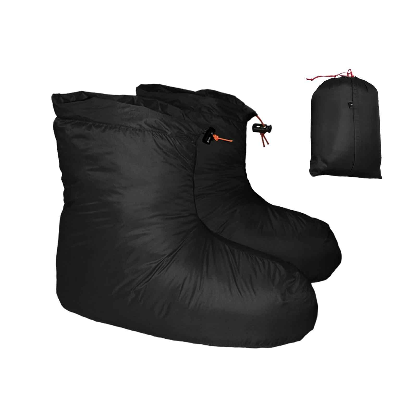 koolsoo Winter Down Booties Foot Warmer Cover Anti Slip Thermal ...