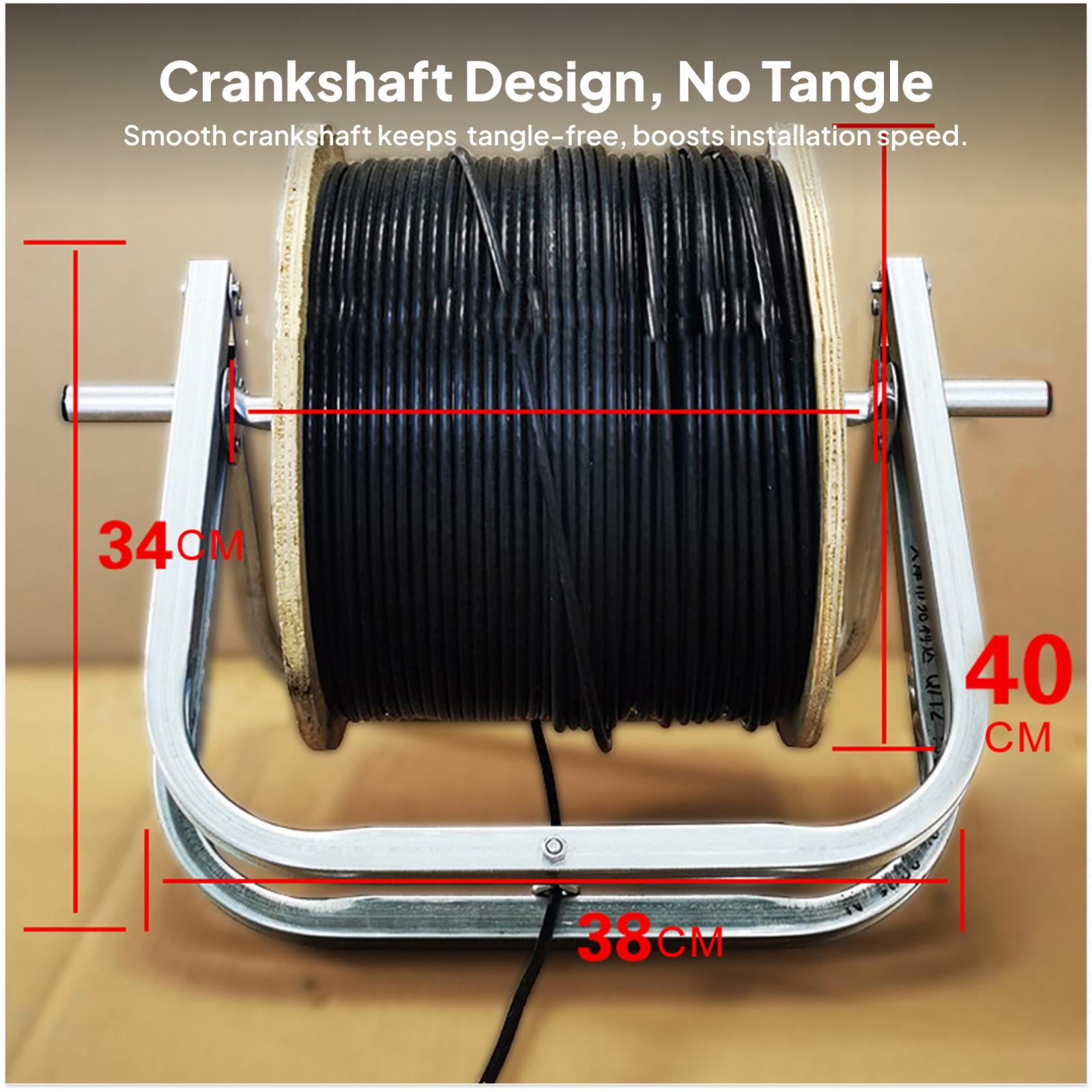 koolsoo Wire Spool Rack Compact Stand Management Heavy Duty ...
