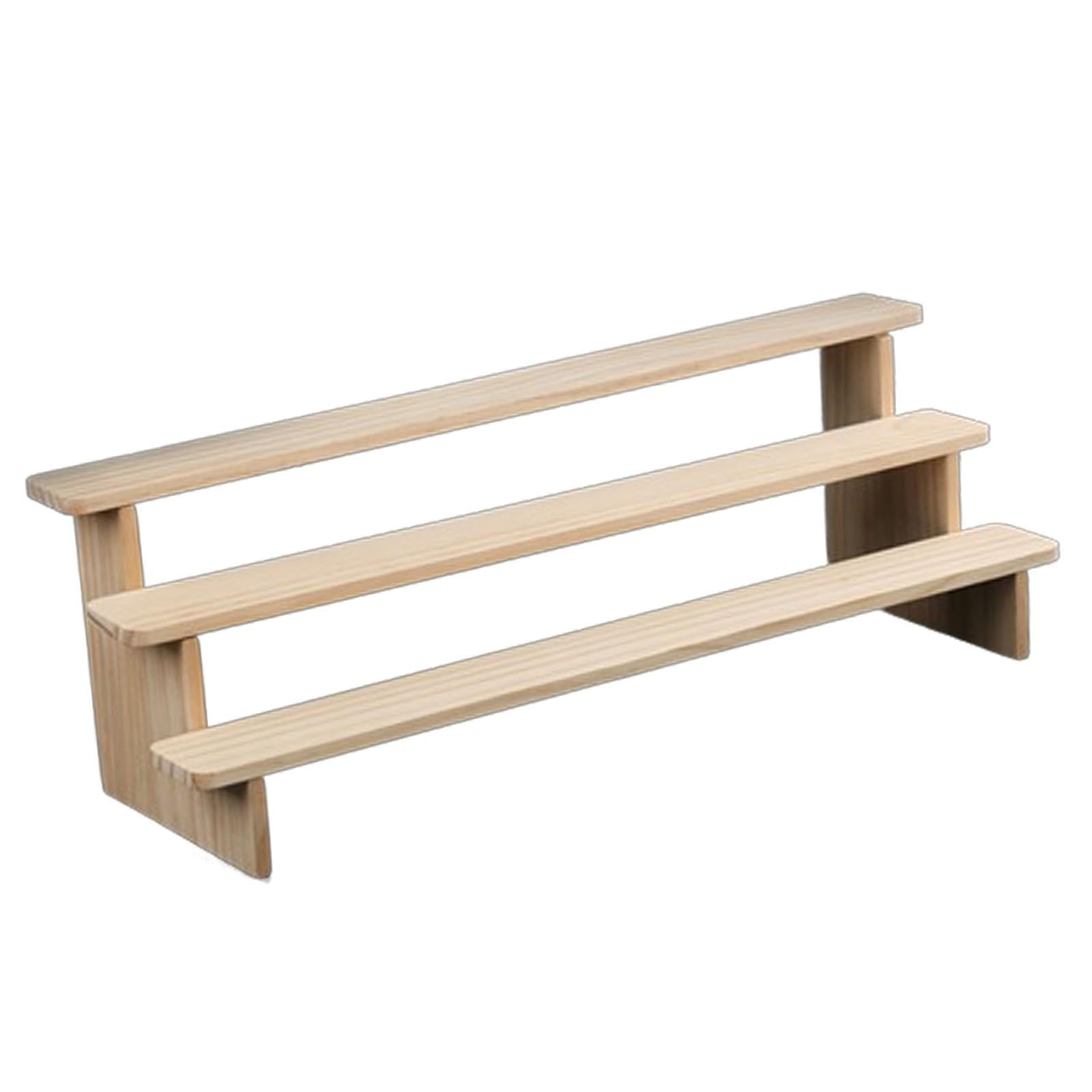 koolsoo Wooden Display Riser Stand Spice Rack Cupcake Stand Countertop ...