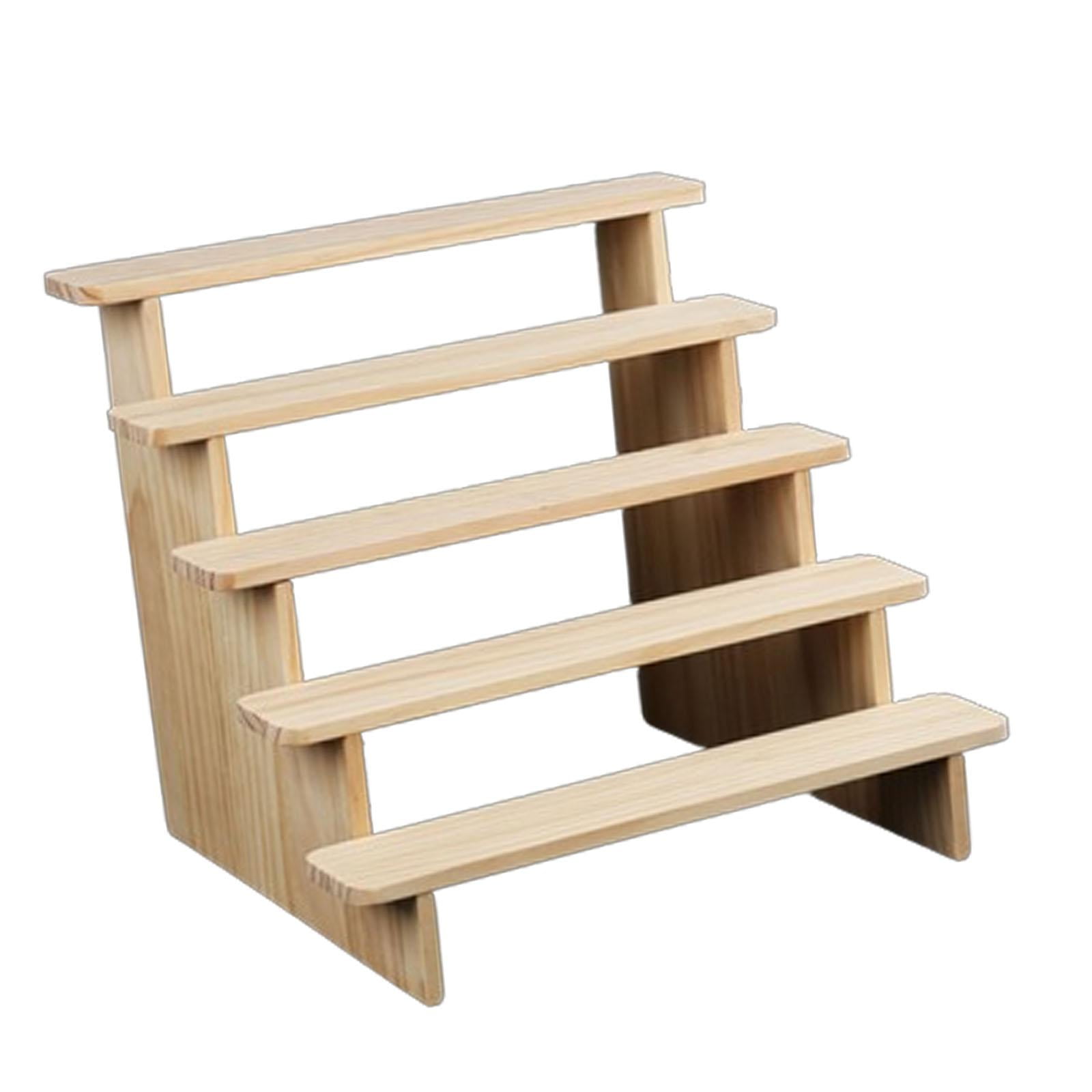 koolsoo Wooden Display Riser Stand Spice Rack Cupcake Stand Countertop ...