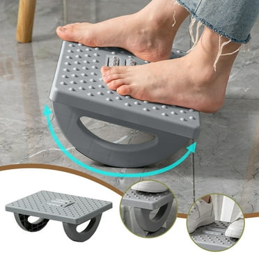 Ergonomic Rocking Foot Rest with Adjustable Support & Massager for ...