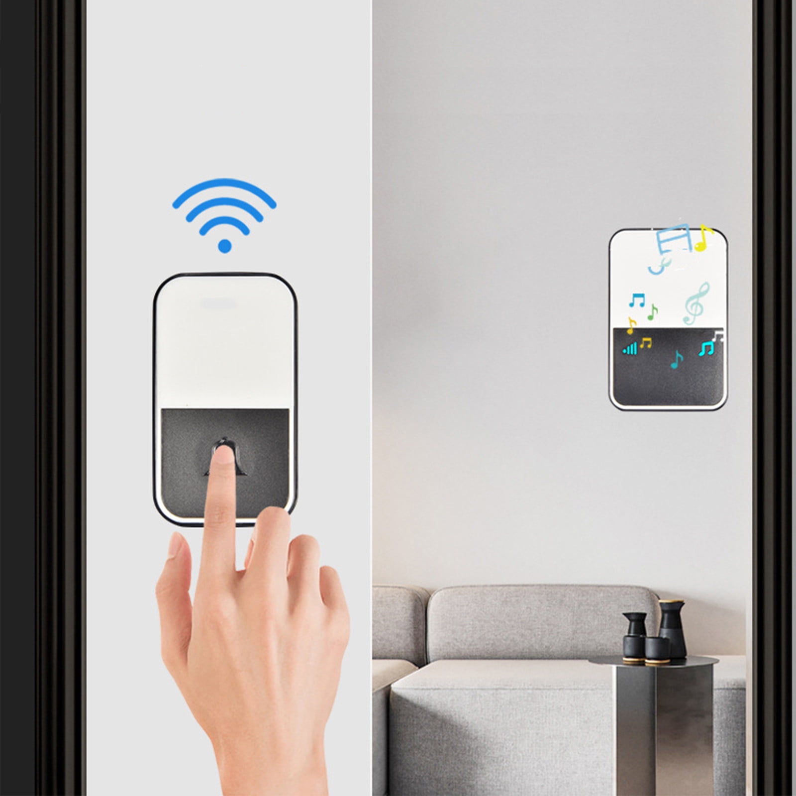 kosheko Intelligent Doorbell Wireless Home Remote Electronic Remote ...