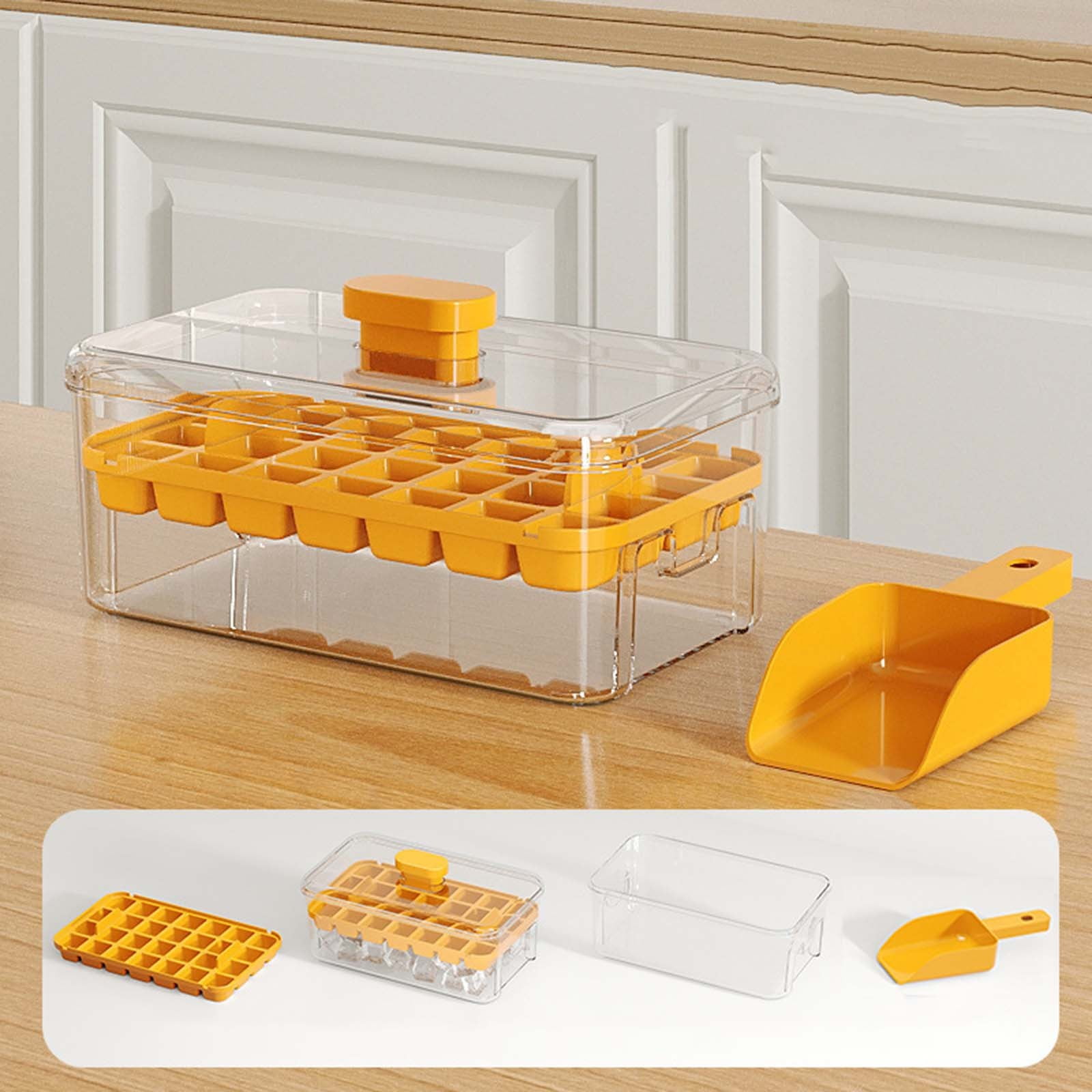 kosheko Pressing The Ice To Make Ice for Household Refrigerators ...