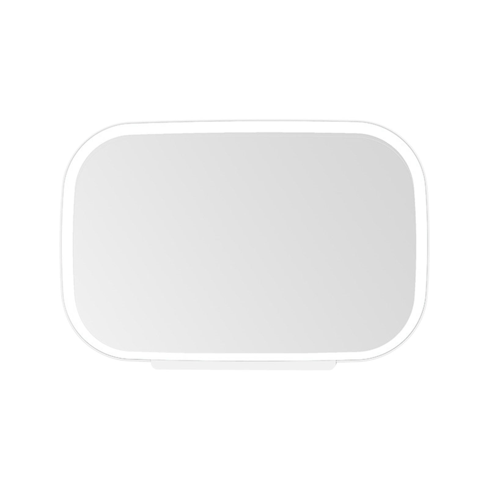 kosheko Rechargeable LED Car Vanity Mirror, Touchscreen Car Sun Visor ...