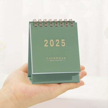 2025 Mini Calendar Creative Desktop Notebook Decoration Cute, Simple ...