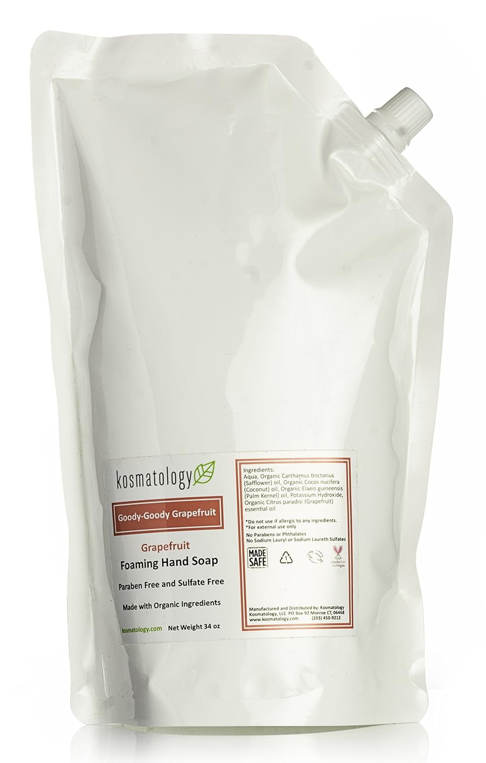 kosmatology® Goody-Goody Grapefruit® Organic Foaming Hand Soap Refill ...