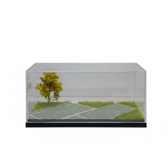 kowaku 1:64 Car Display Box Diorama Base 1/64 Scale Car Case Guarding ...