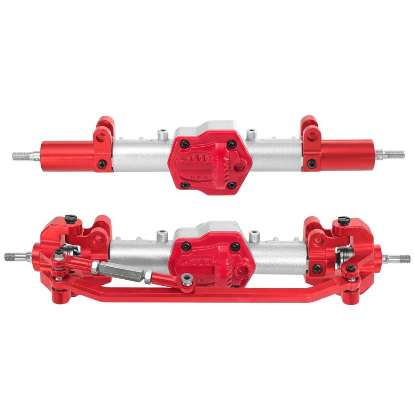 kowaku 2 Pieces Front and Rear Elevated Axles Upgrade Part Metal Axle ...