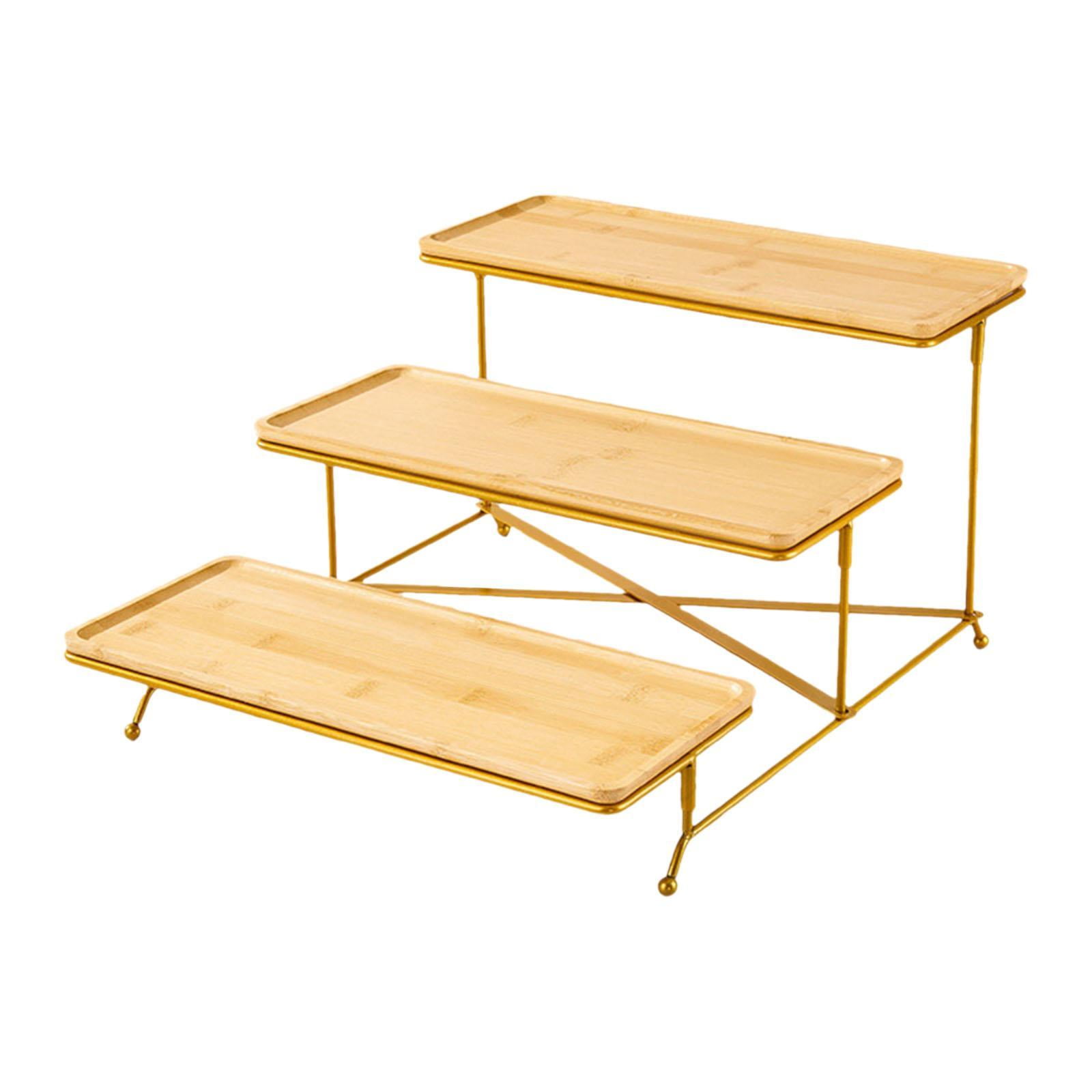 kowaku 3 Tier Rectangular Serving Platter Dinner Platters for Appetizer ...