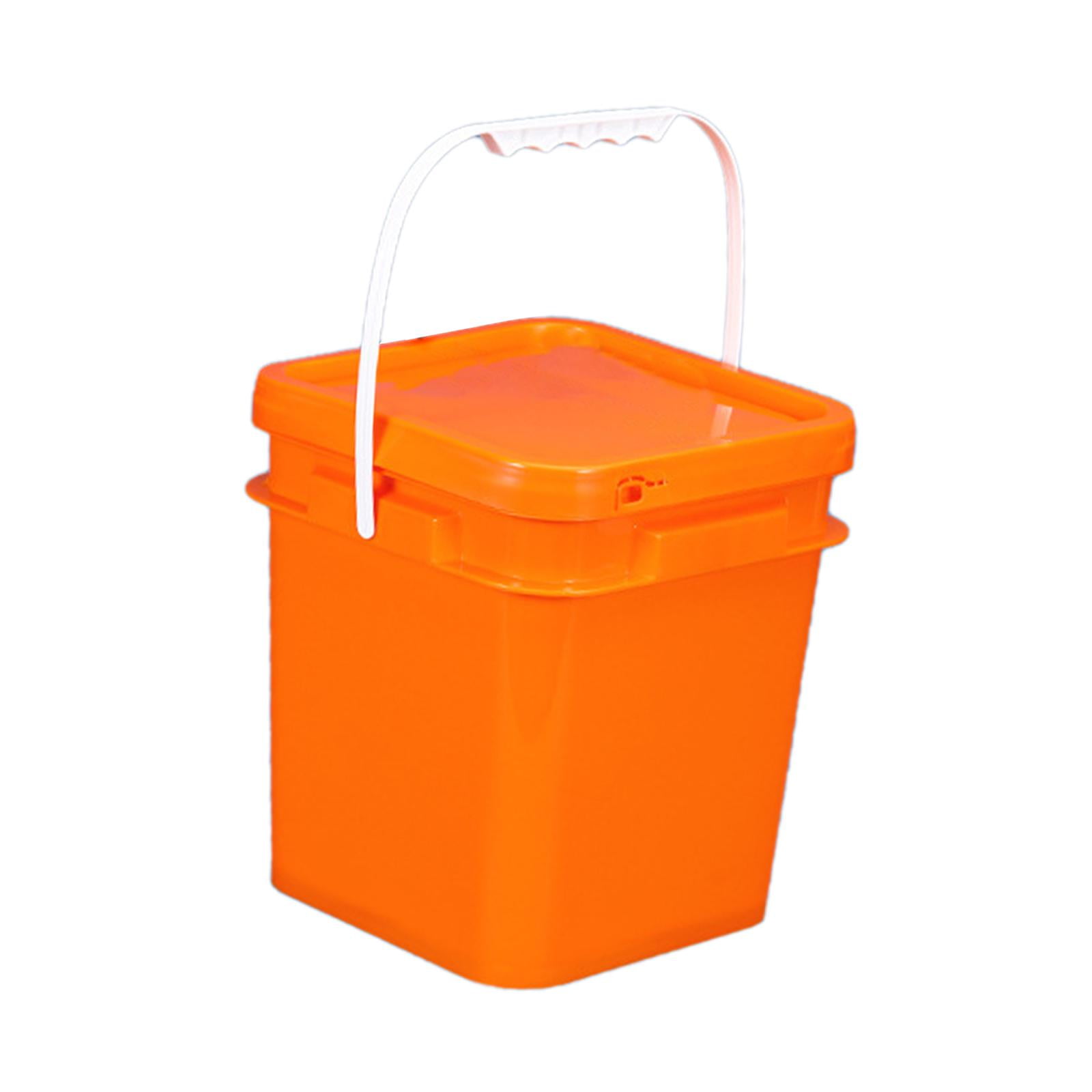 kowaku 4L Square Bucket Food Storage Container All Purpose Pail with ...