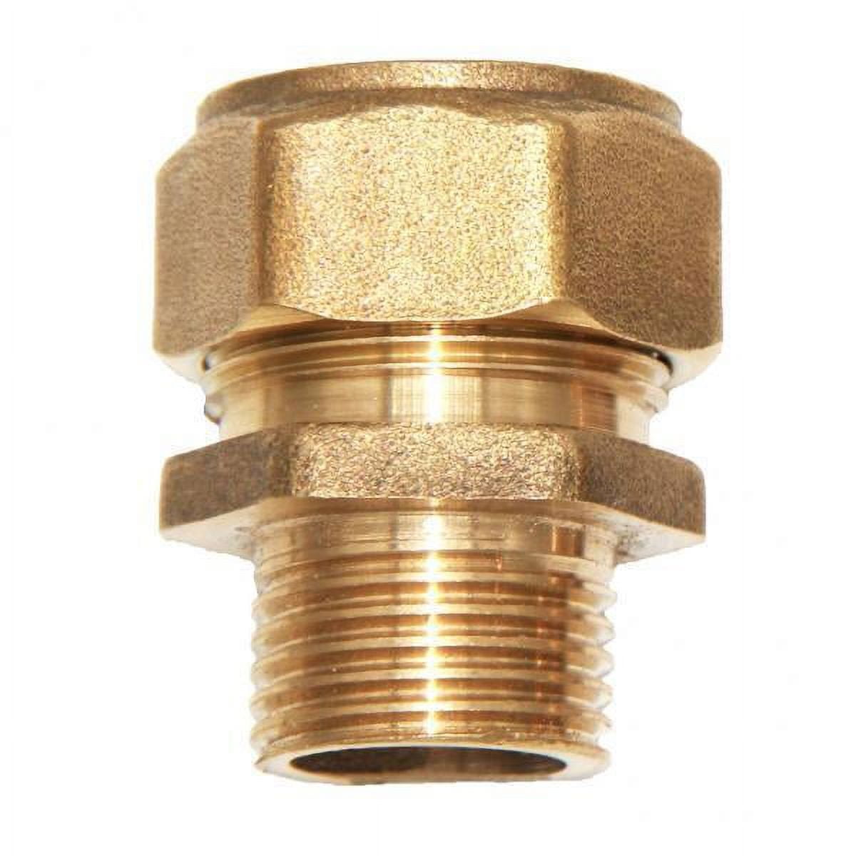 kowaku 5xBrass Screw Coupler Compression Male Pipe Fitting Thread ...
