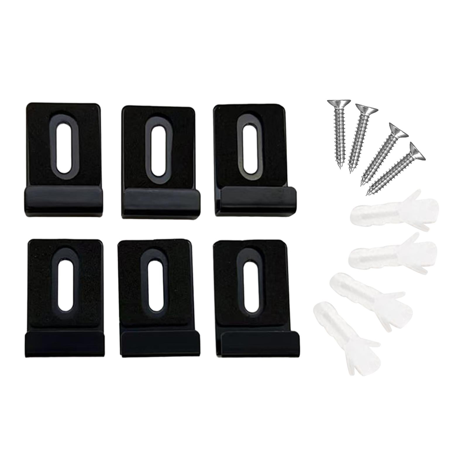 kowaku 6Pcs Mirror Hanger Clips Set, Wall Mounting Mirror Hanger Kits ...