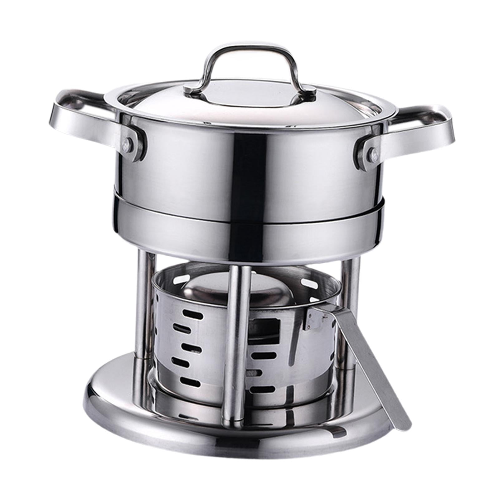 kowaku Alcohol Hot Pot Shabu Pot Portable Cooking Pot with Cover Ramen ...