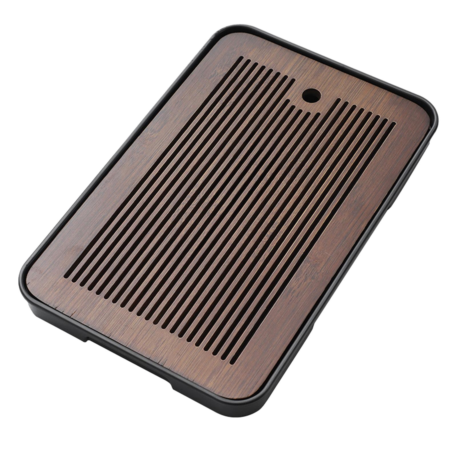 kowaku Bamboo Tea Drian Tray Bamboo Tea Set Tray Chinese Tea Table with ...