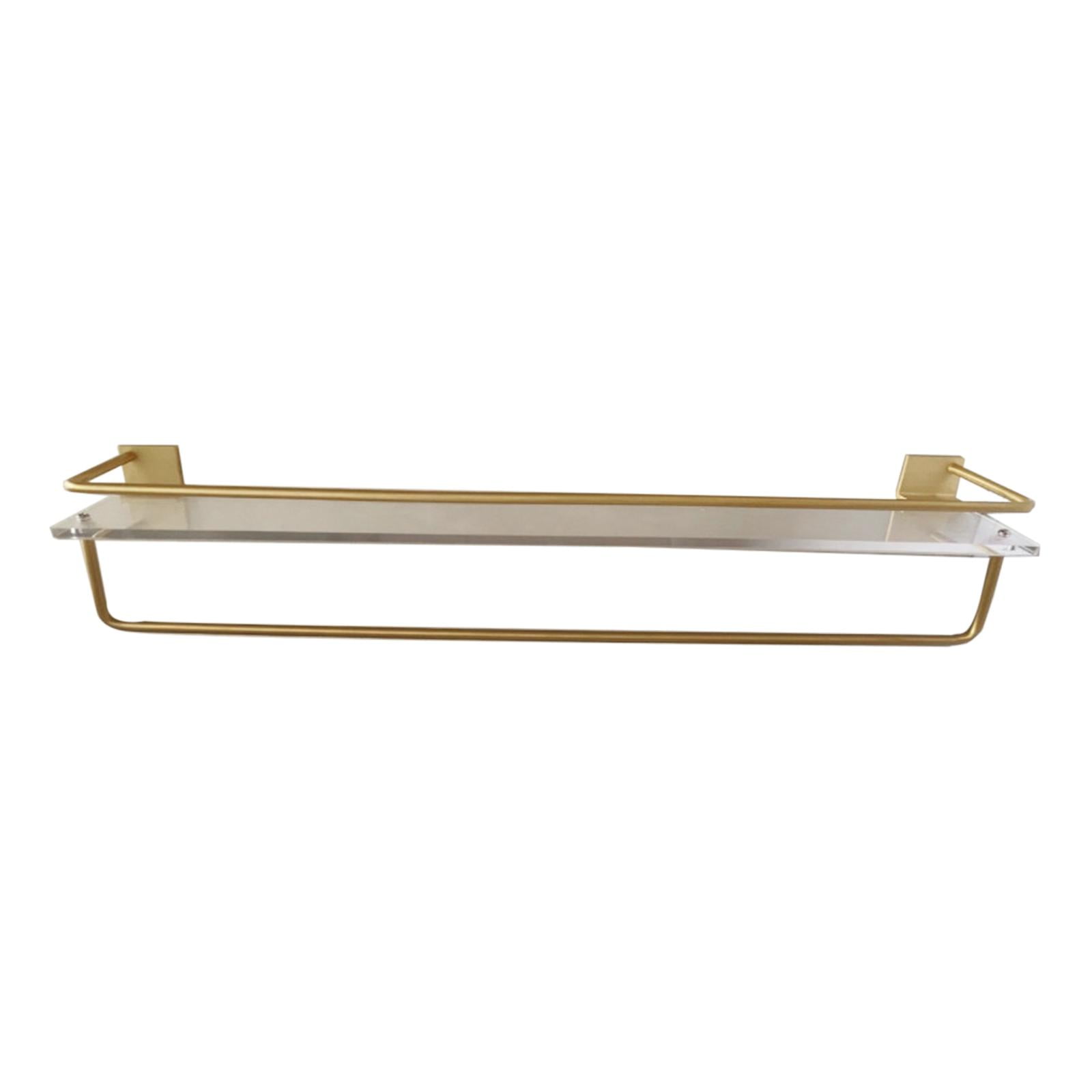 kowaku Bathroom Shelf Acrylic Floating Shelf 15.7inch Long Aluminum ...