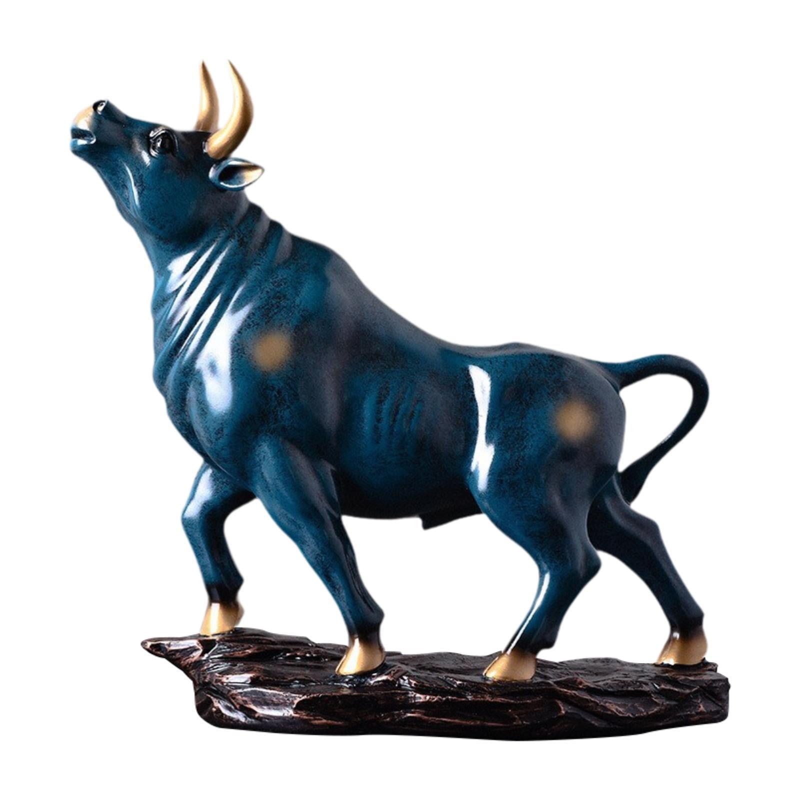 kowaku Bull Sculpture Bull Statue Abstract Collection Bull Figurine ...