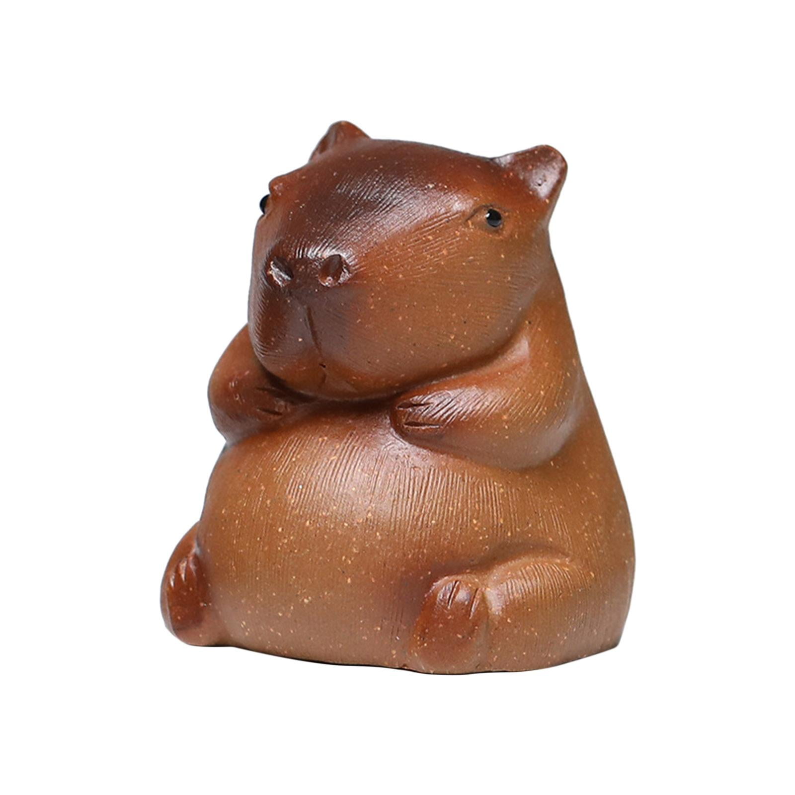 kowaku Capybara Tea Pet Statue Tea Pet Ornaments ,Tea Ceremony ...