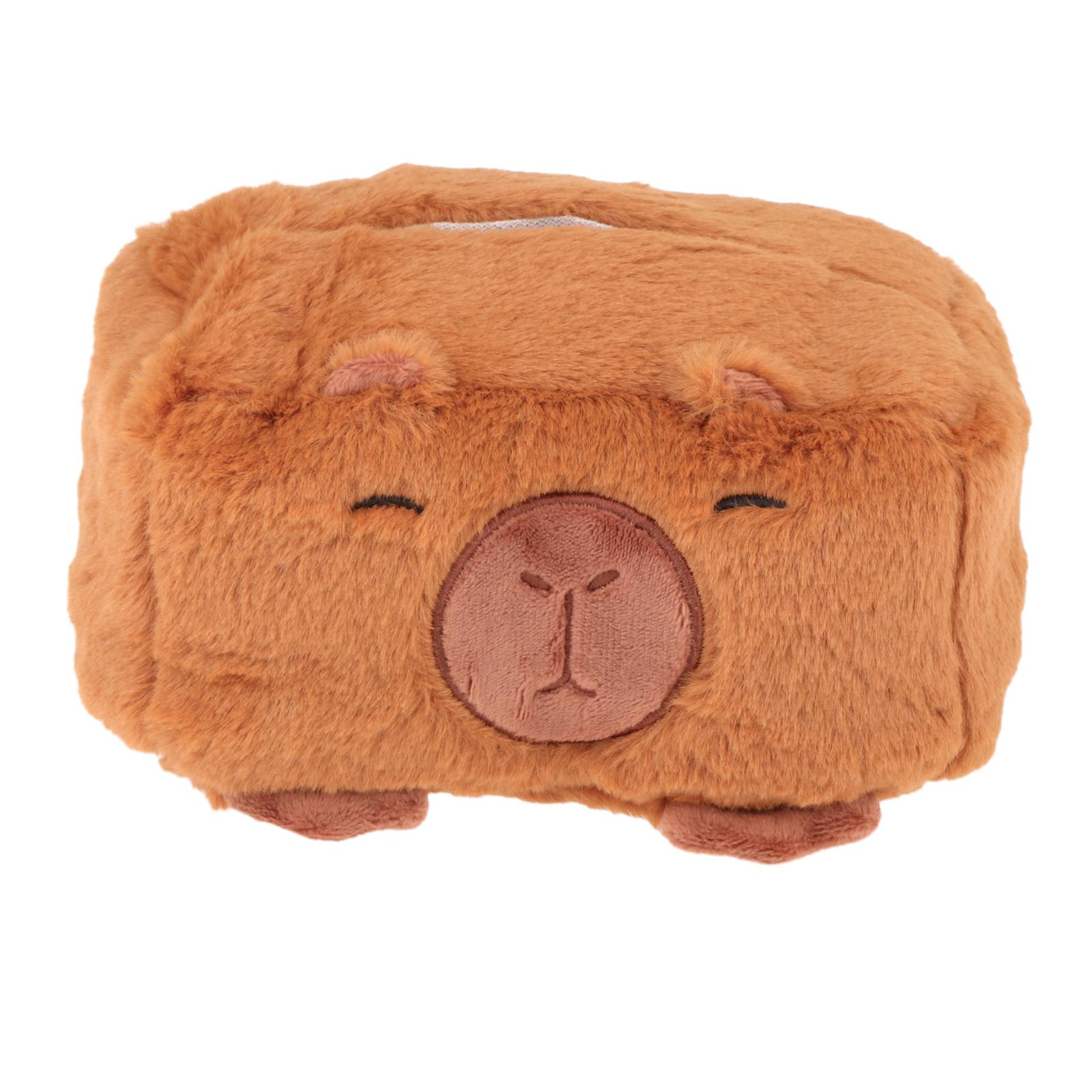kowaku Capybara Tissue Box Case Cute Facial Tissue Holder Stuffed ...