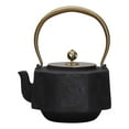 kowaku Cast Iron Teapot 1.2L Traditional Tea Maker Kettle for Boiling ...