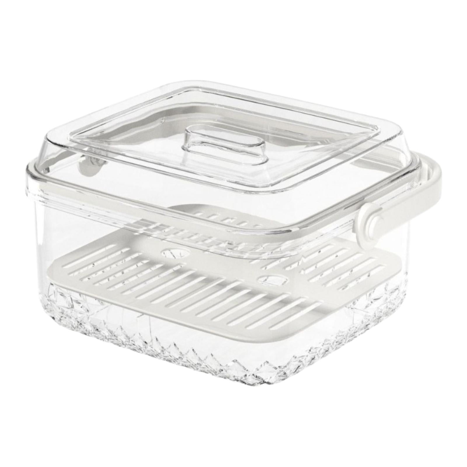 kowaku Clear Storage Box Food Organizer Buffet Portable Ice Chilled ...