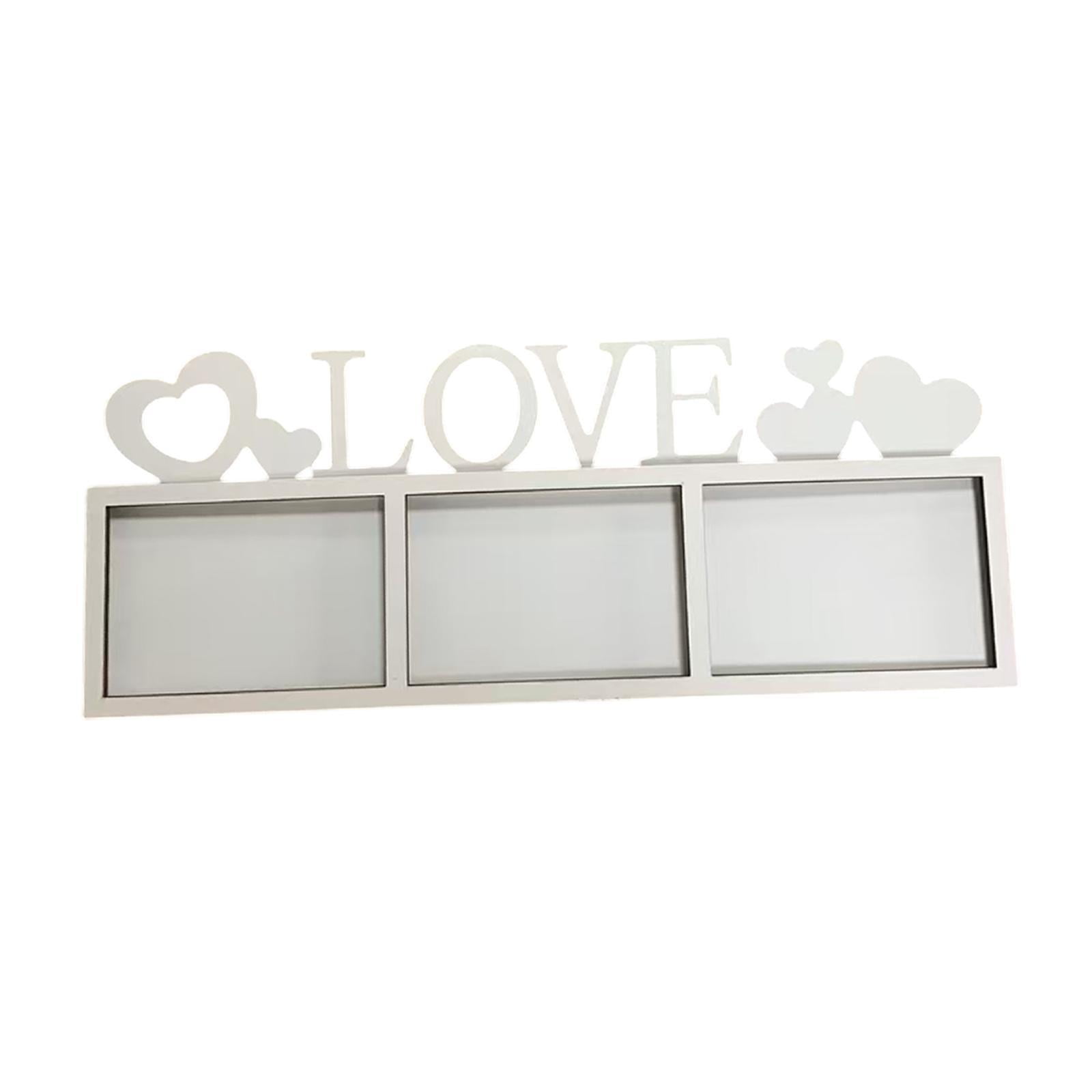 kowaku Collage Picture Frame Love Letters Photo Frame Fits 3 Photos ...