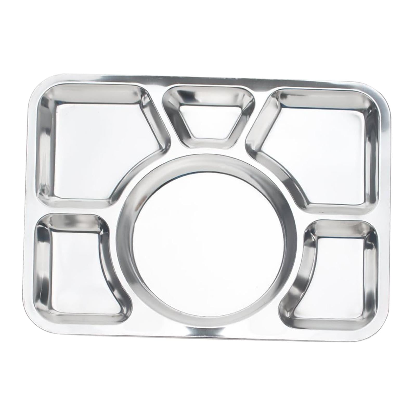 kowaku Compartment Plate Divided Dinner Plates 6 Compartments Sections ...