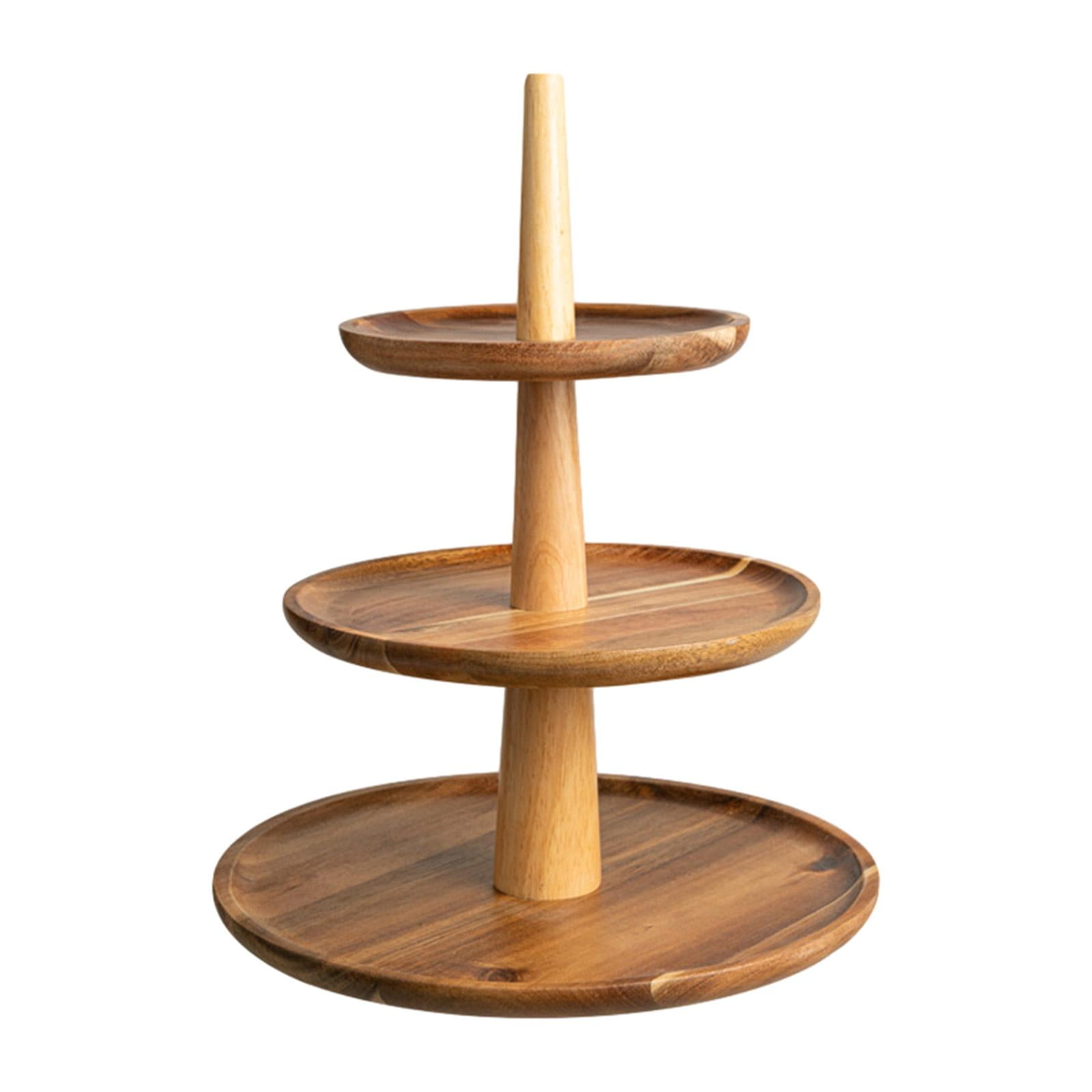 kowaku Cupcake Stand Fruits Snack Serving Tray Portable Centerpiece ...