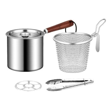 CUTICATE Deep Frying Pot Nonstick French Fries Frying Pot with Oil ...