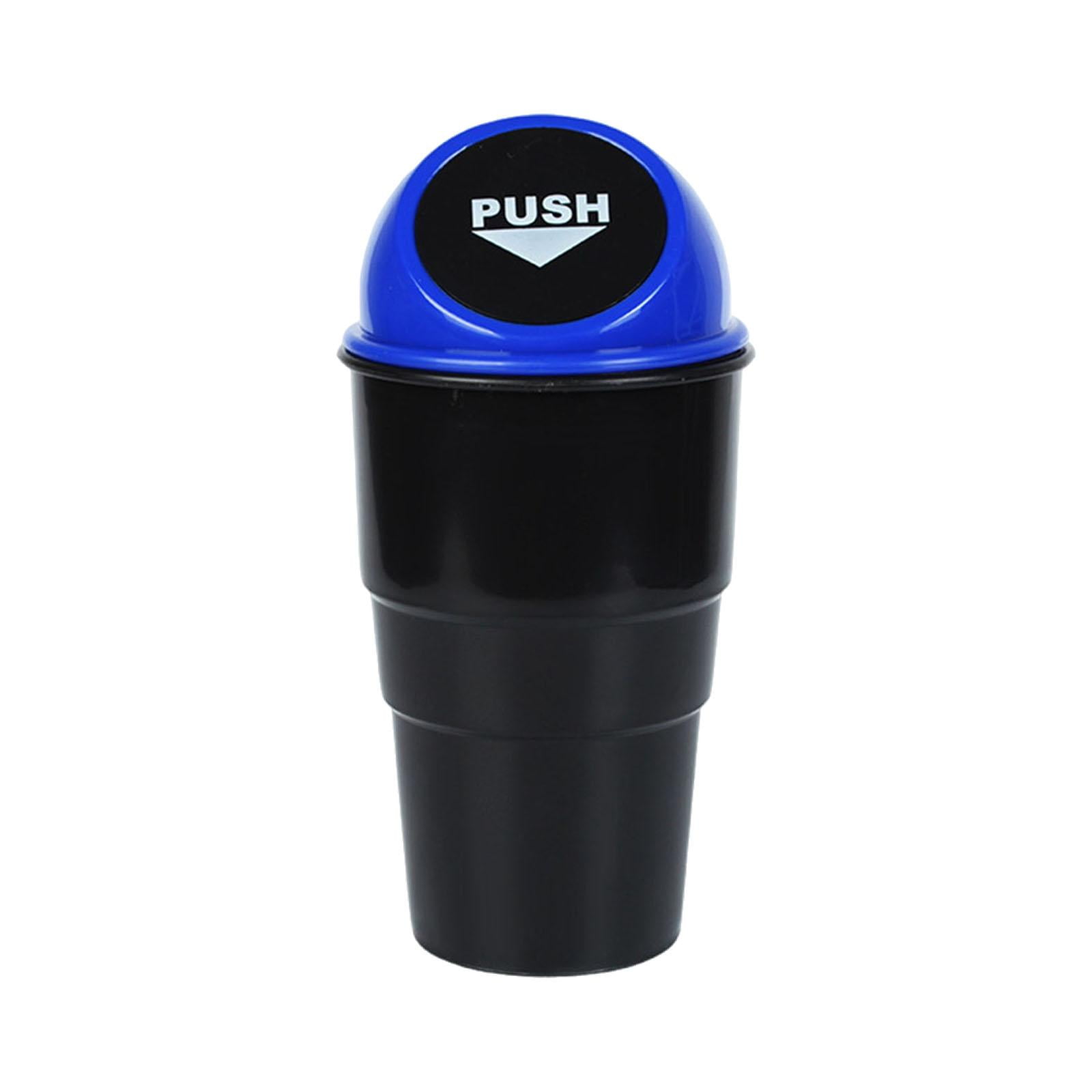 kowaku Generic Car Cup Holder Trash Can with Lid Car Garbage Can for ...