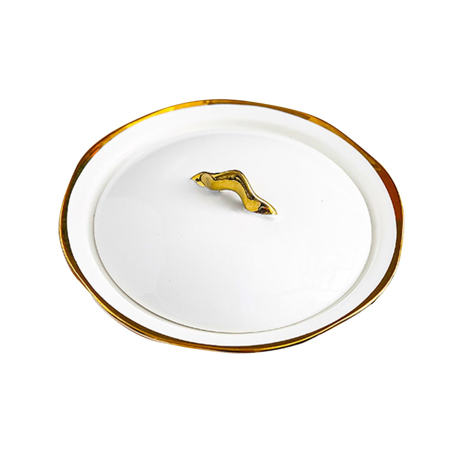 kowaku Gumbo Plate Wide Rim Soup Bowl with Lid Gift Kitchen Porcelain ...