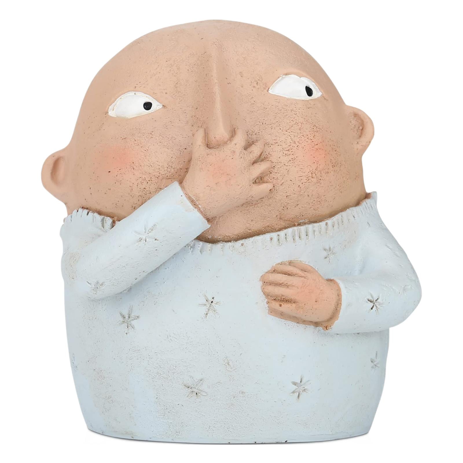 kowaku Holding Nose Bathroom Statue Holding Nose Sculpture Cute Gifts ...