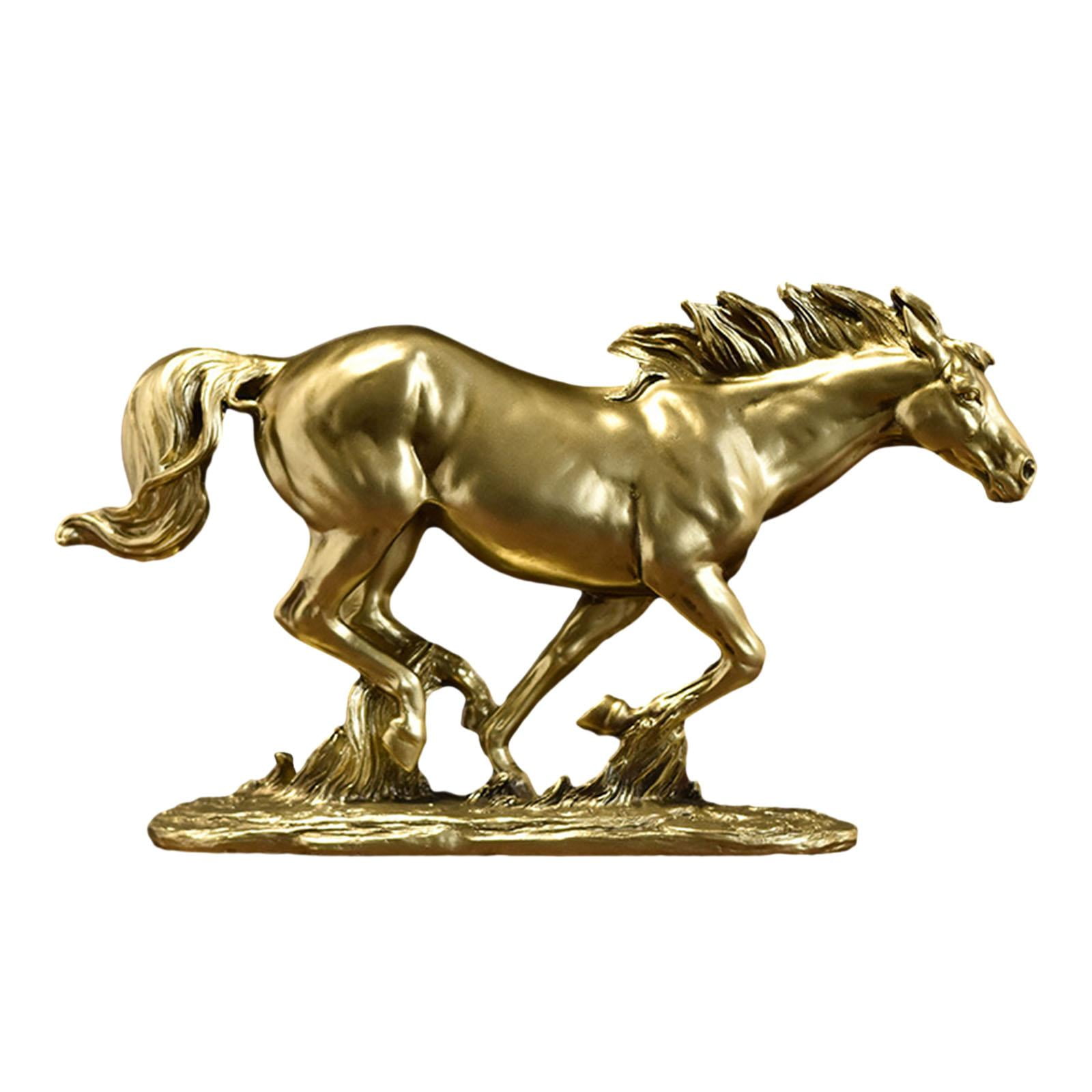 kowaku Horse Statue Horse Figurines Collectable Crafts Resin Animal ...