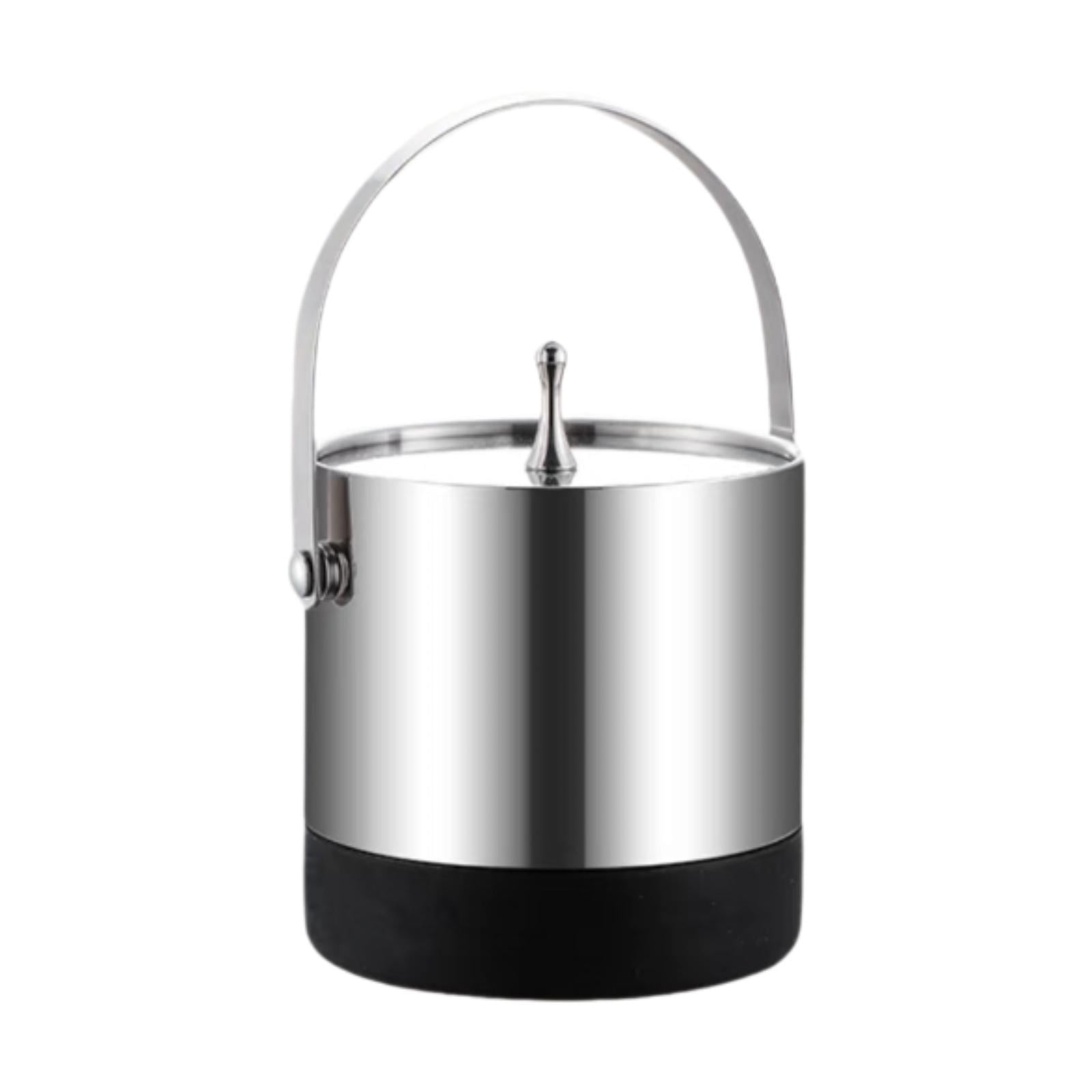kowaku Ice Bucket Barrel Keeps Drinks Cold Cooling Container Metal Ice ...