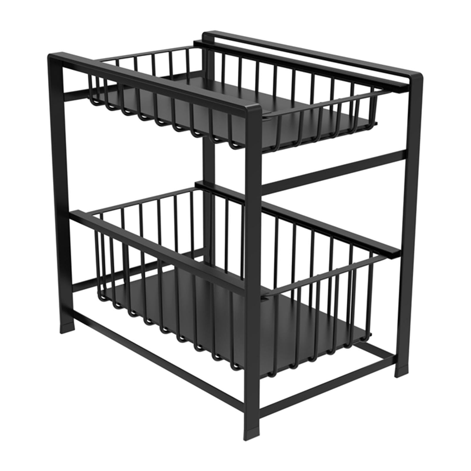 kowaku Kitchen Sink Organizer Metal Sliding Drawer Cutlery Holder ...