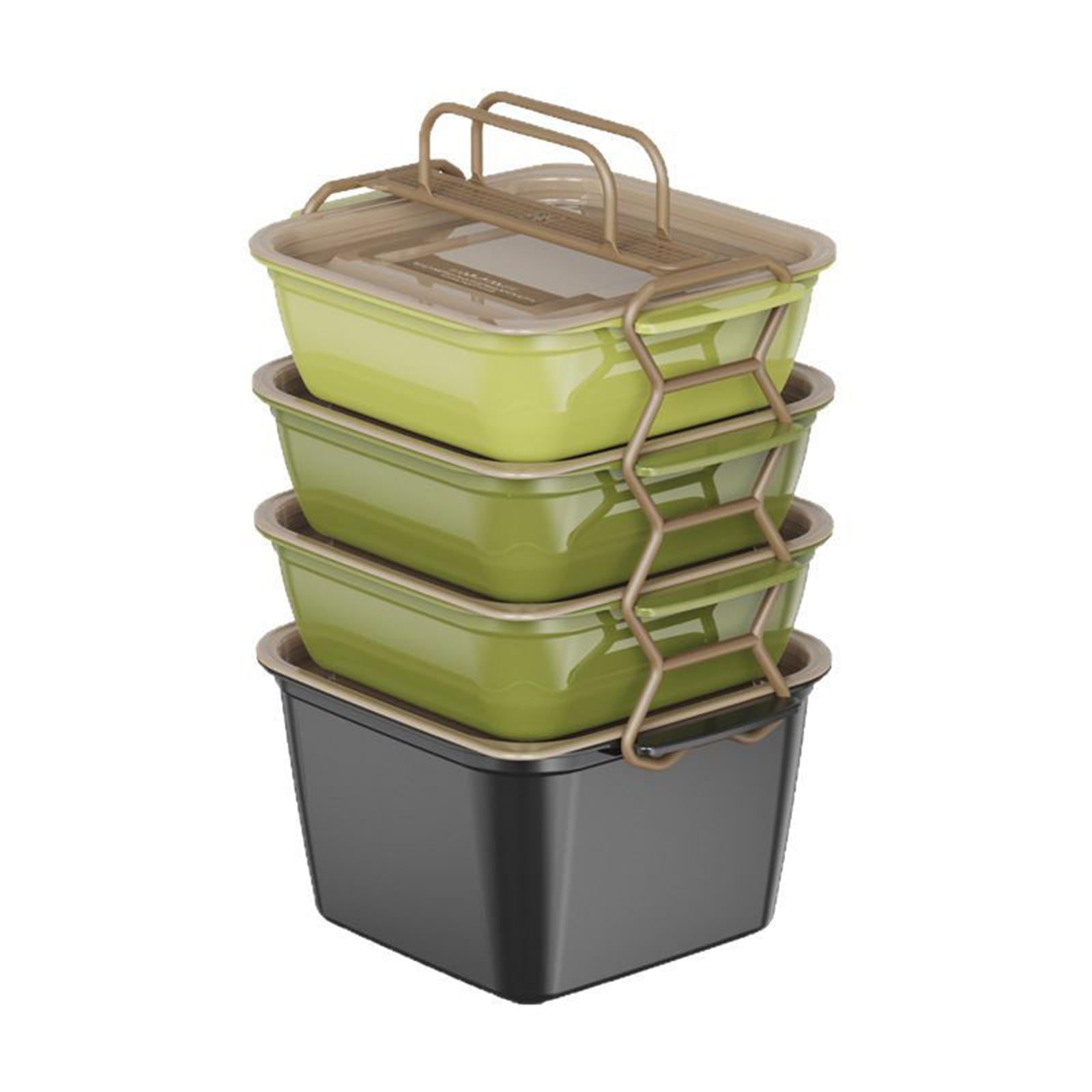 kowaku Lunch Box Adults Stackable Food Container for Travel Fruit ...